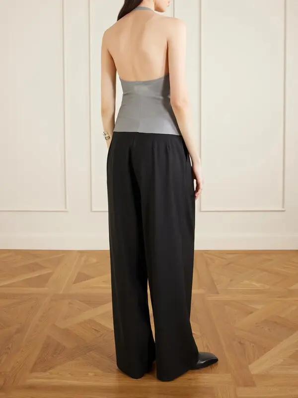 Stouls Leather Tank - Gray