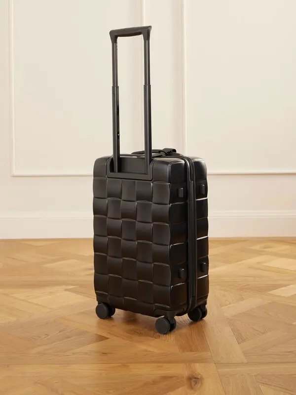 Bottega Veneta Odyssey Polycarbonate Carry-on Suitcase With Leather Trim