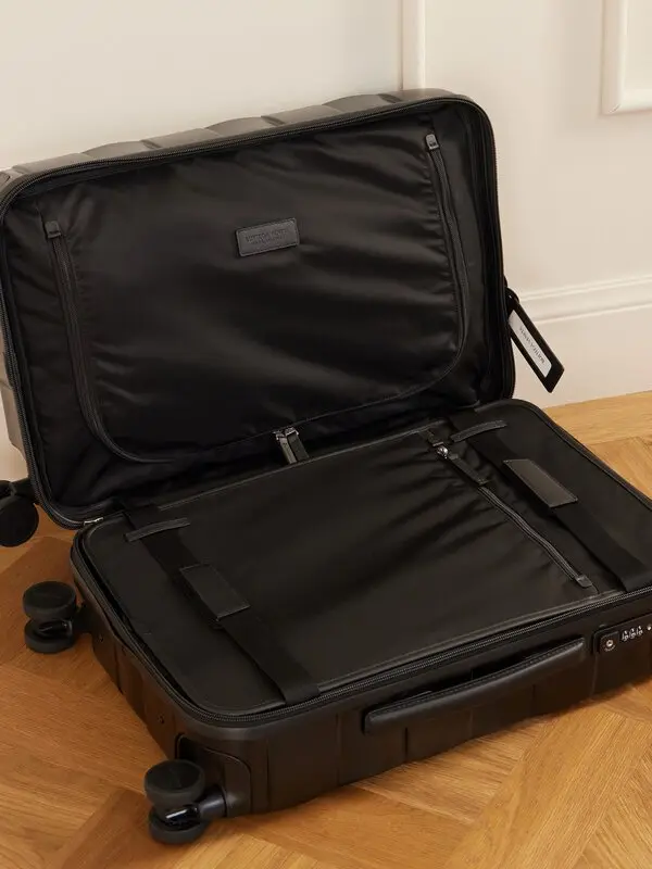 Bottega Veneta Odyssey Polycarbonate Carry-on Suitcase With Leather Trim
