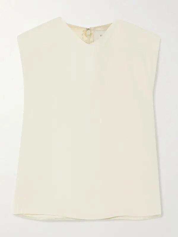 Loulou De Saison Daika Cropped Twill Tank