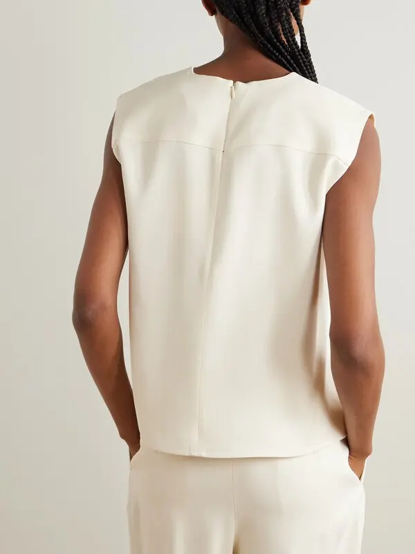 Loulou De Saison Daika Cropped Twill Tank