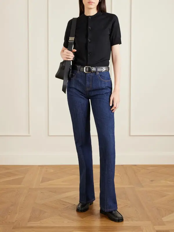 AMI Paris Bootcut Five-pocket Jeans