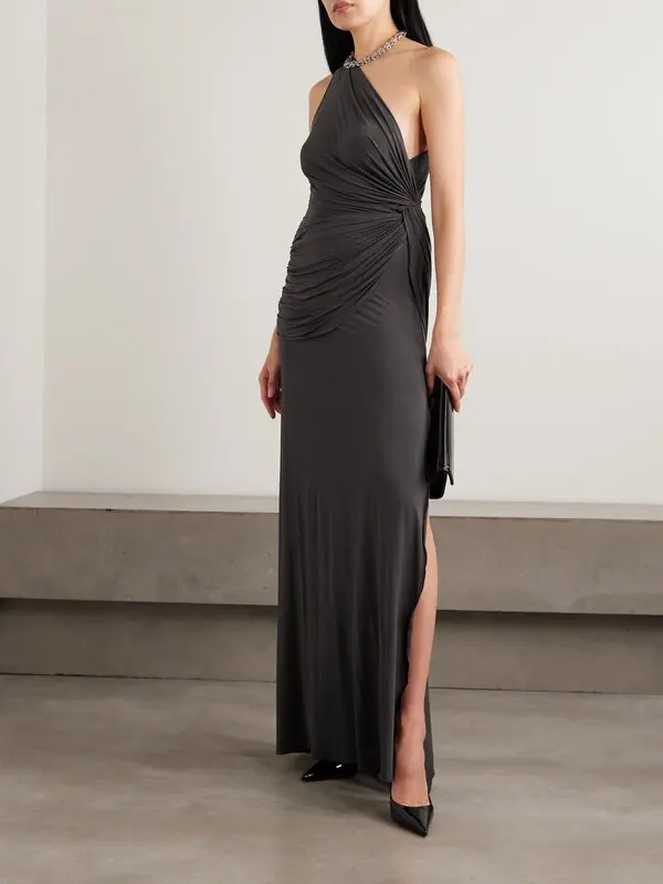 Alex Perry One-shoulder Draped Gown