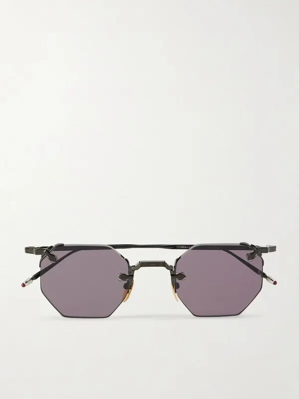 JACQUES MARIE MAGE El Dorado Octagon-frame Sunglasses - Black