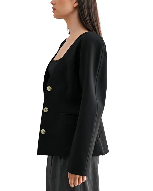 LUVEE Mable Balloon Sleeve Blazer