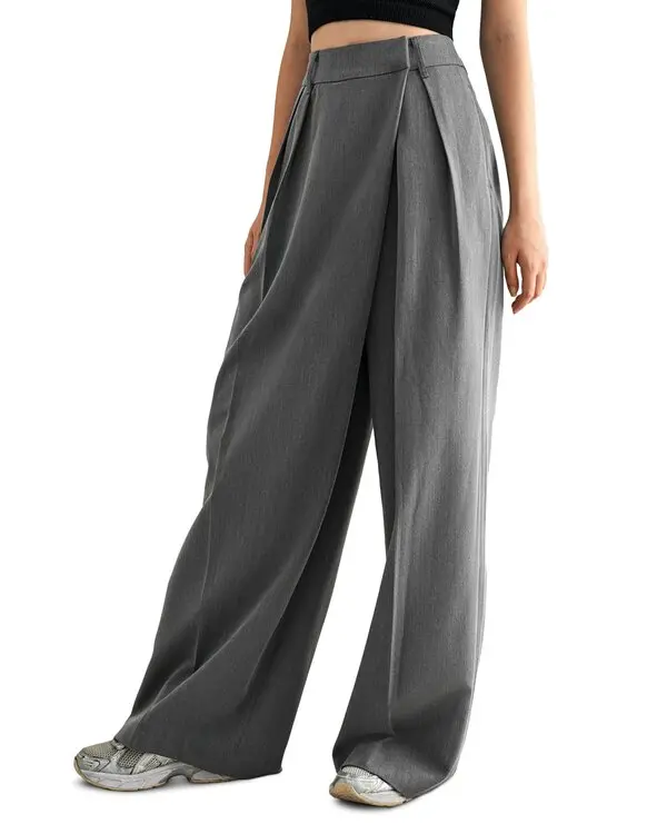 LUVEE Mable Mid Rise Wrap Pants