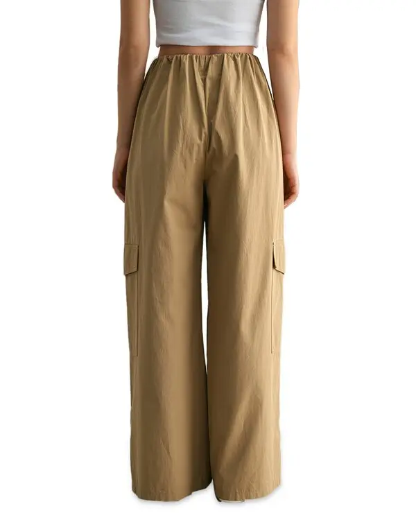 LUVEE Mable Front Zip Flap Patch Pocket Pants