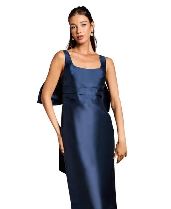 Coast Twill Sleeveless Column Dress