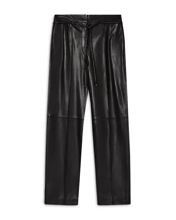 Emporio Armani Leather Pants