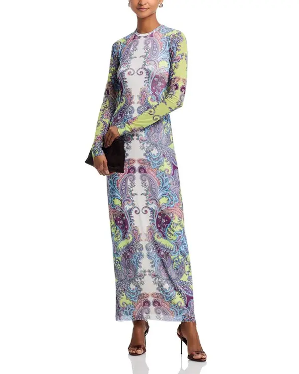 AFRM Didi Maxi Dress - Citrus Paisley