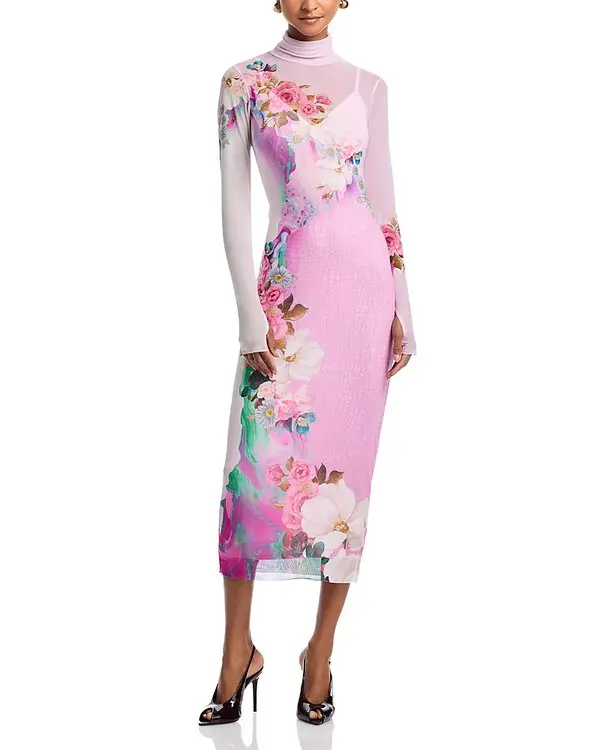 AFRM Shailene Dress - Marble Floral