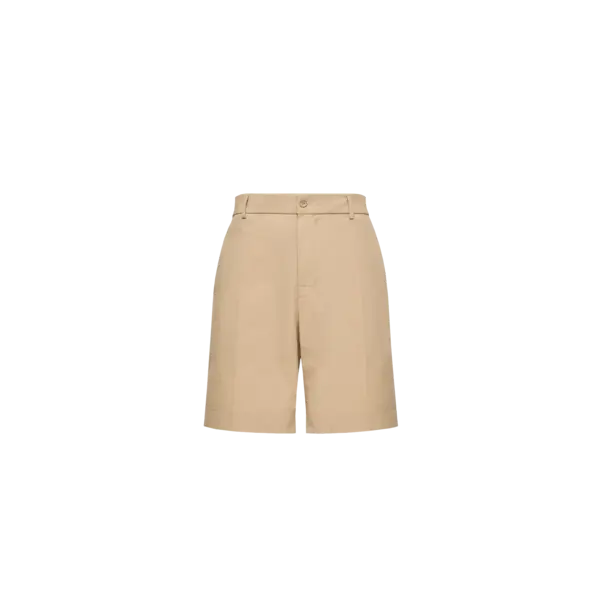 Moncler Seersucker Shorts - Beige