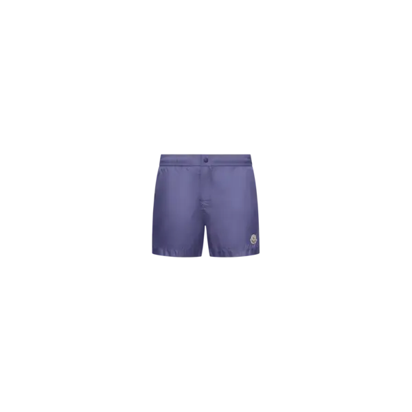 Moncler Logo Swim Shorts - Blue