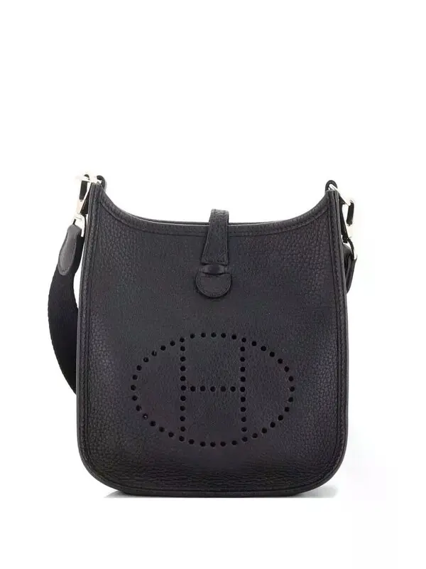 Hermès Evelyne Tpm Crossbody Bag Clemence Gen Iii - Black