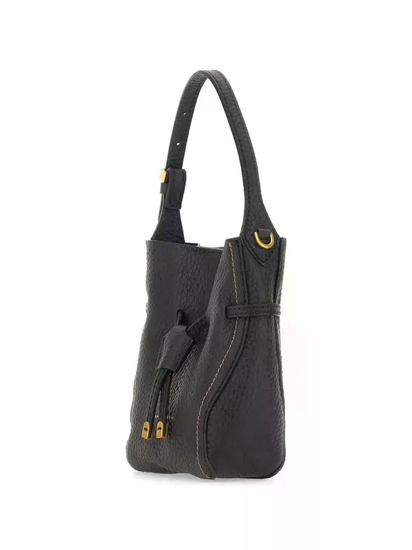 GIANNI CHIARINI Sienna Leather Tote Bag - Black