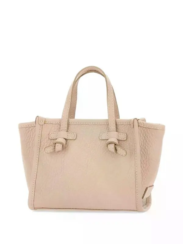 MARCELLA CLUB Grained-leather Tote Bag