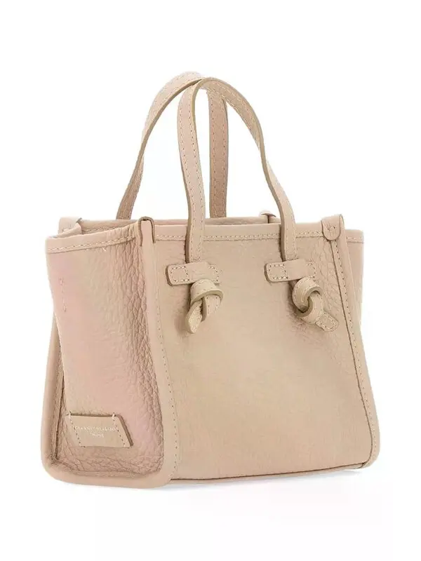 MARCELLA CLUB Grained-leather Tote Bag