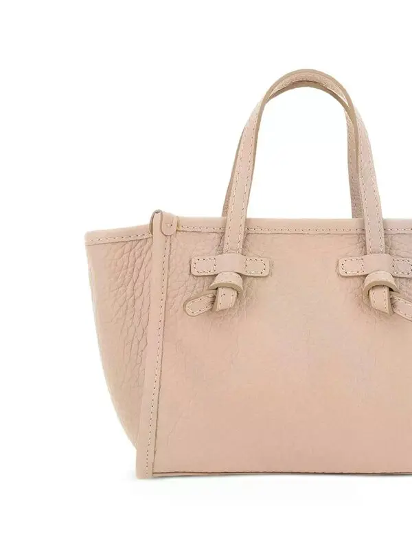 MARCELLA CLUB Grained-leather Tote Bag
