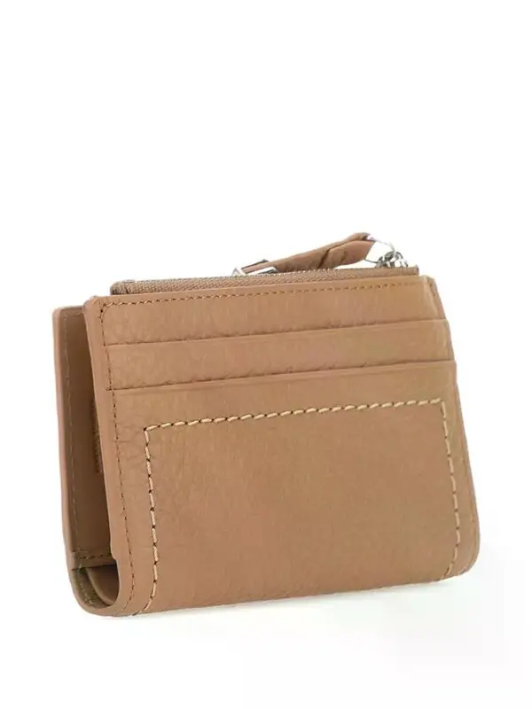 GIANNI CHIARINI Bubble Leather Wallet - Neutrals