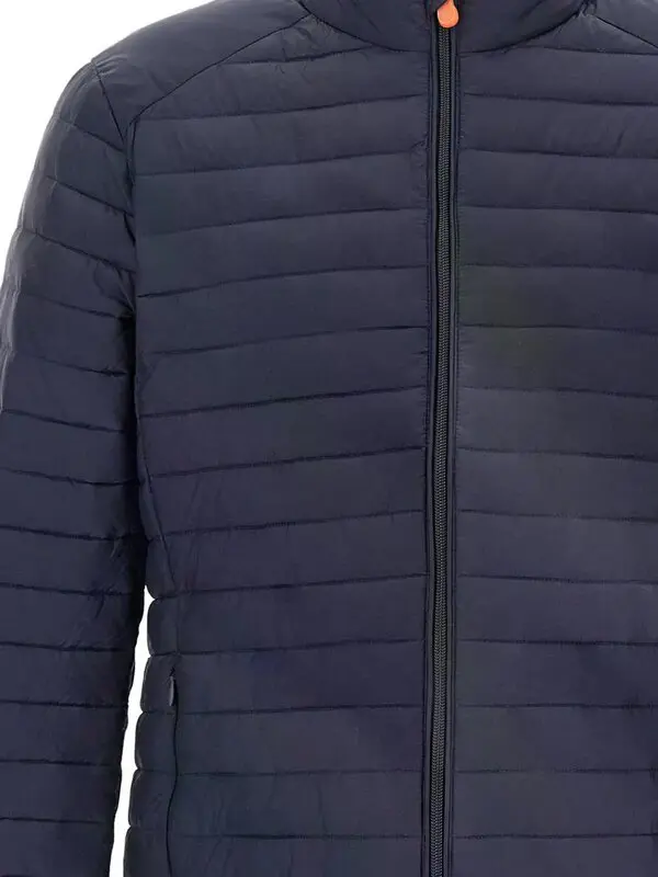 SAVE THE DUCK Quilted Zip Jacket - Blue