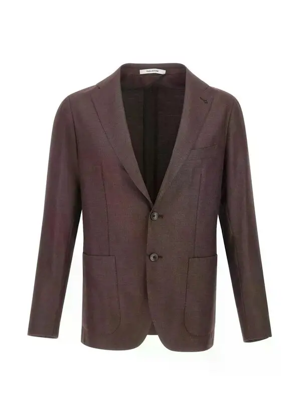 Tagliatore Single-breasted Blazer - Brown