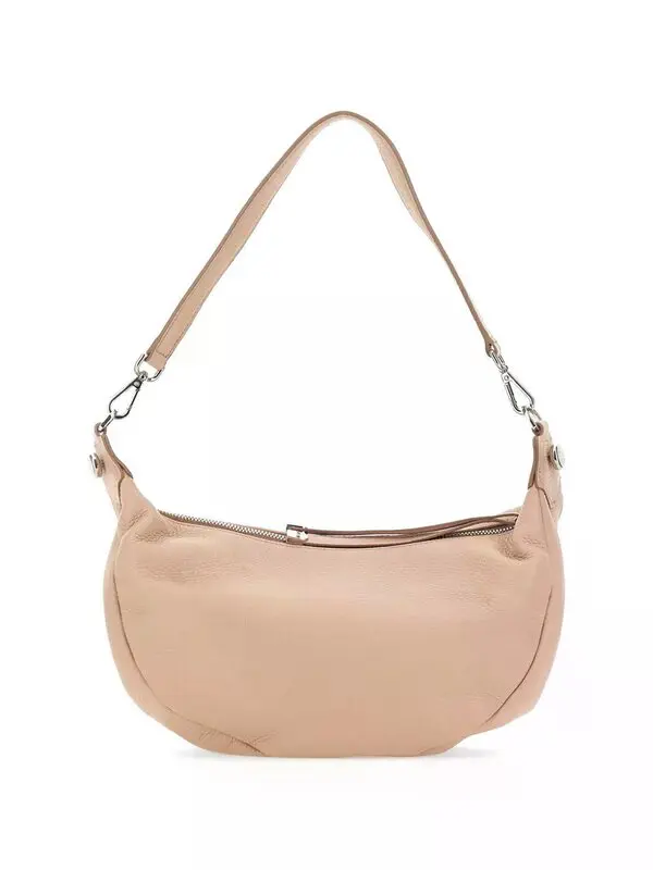 GIANNI CHIARINI Aisha Zip Grained Leather Shoulder Bag