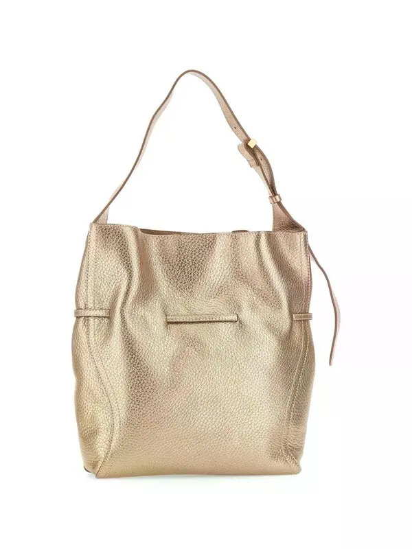 GIANNI CHIARINI Coarse-grained Bucket Shoulder Bag