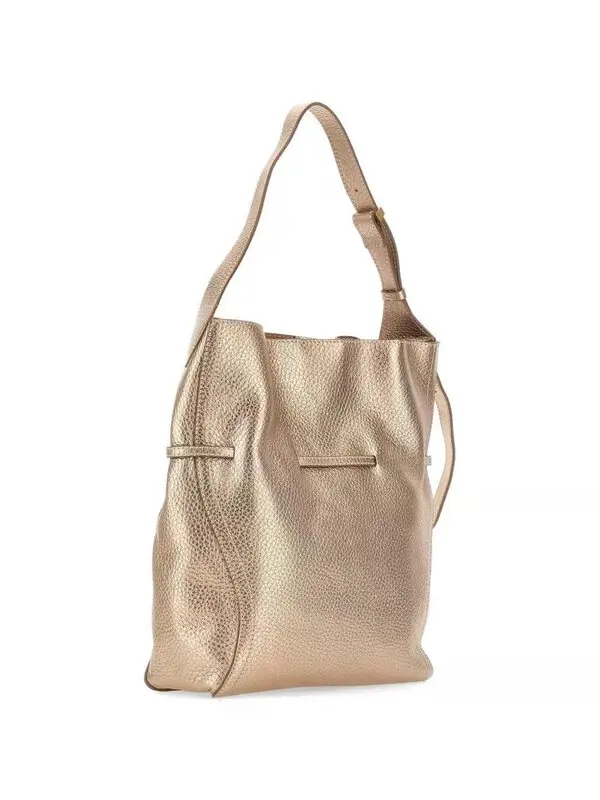 GIANNI CHIARINI Coarse-grained Bucket Shoulder Bag