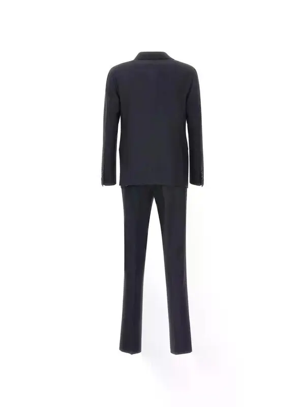 Tagliatore Two-button Virgin-wool Suit - Blue