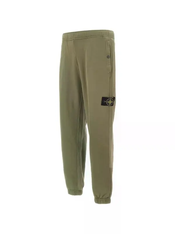 Stone Island Back Pocket Badge Track Pants - Green