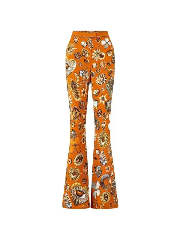 Camilla Printed Flared Trousers