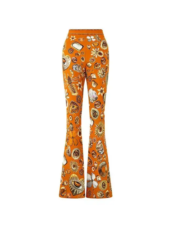 Camilla Printed Flared Trousers