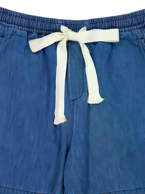 Commas Drawstring Denim Shorts