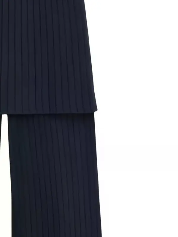 Loewe Ribbed Wide Leg Trousers