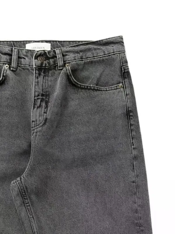 LES DEUX Belt-loop Straight Jeans