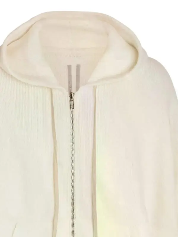 Rick Owens Zip-up Hoodie - Neutrals