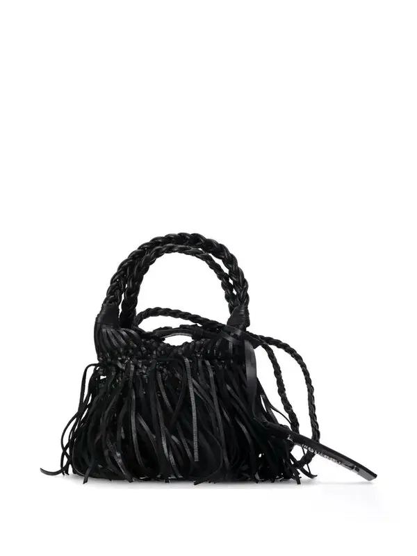 Karl Lagerfeld Braided Fringe Tote