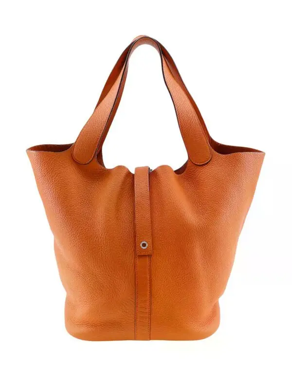 Hermès 2005 Clemence Picotin Lock 26 Handbag - Orange