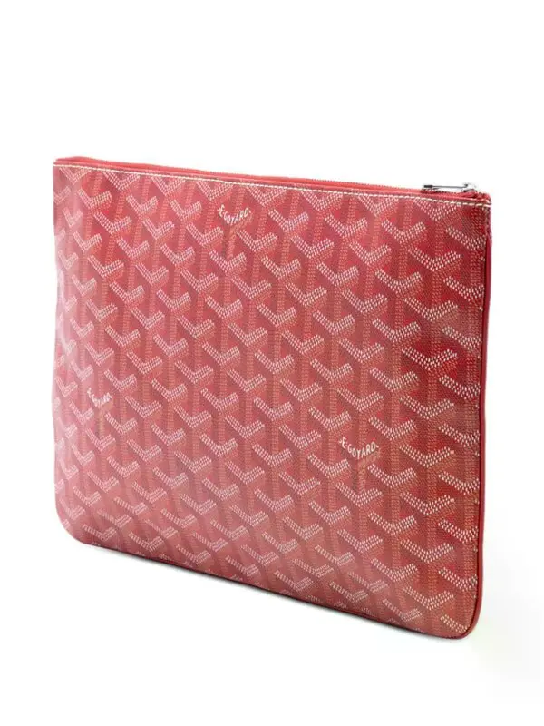 Goyard 2017 Isine Senat Mm Clutch Bag - Red