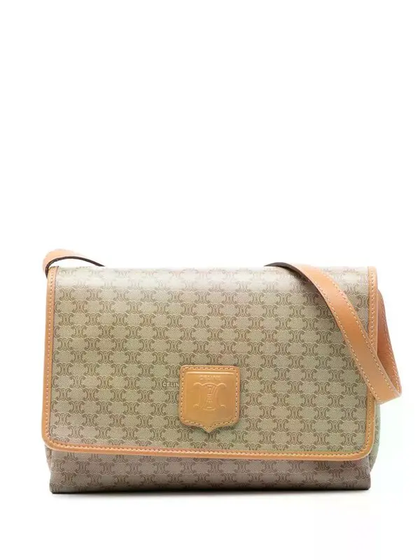 Celine Macadam Coated Canvas Crossbody Bag