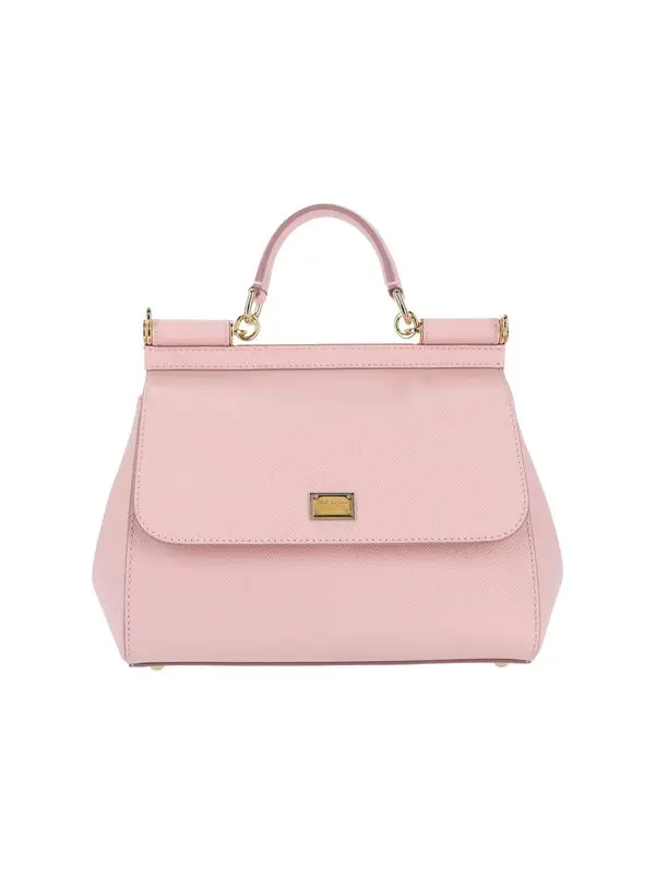 Dolce & Gabbana Sicily' Large Handbag - Pink