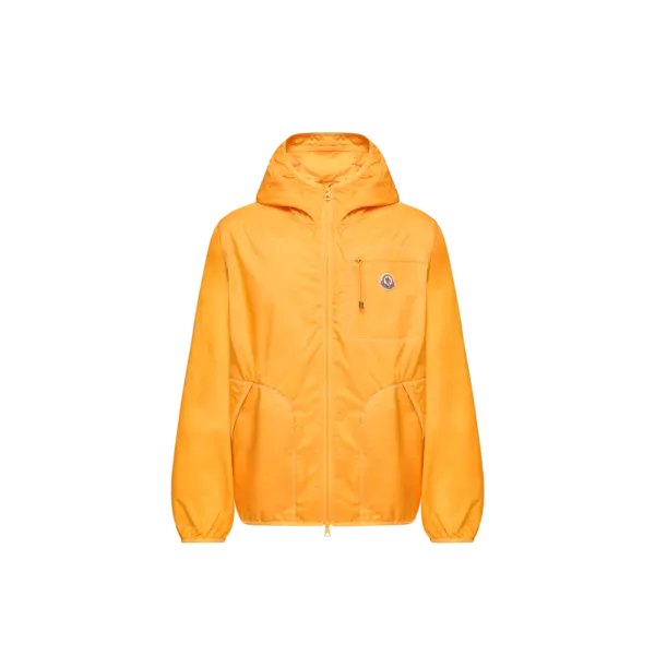 Moncler Terche Hooded Rainwear Jacket - Yellow