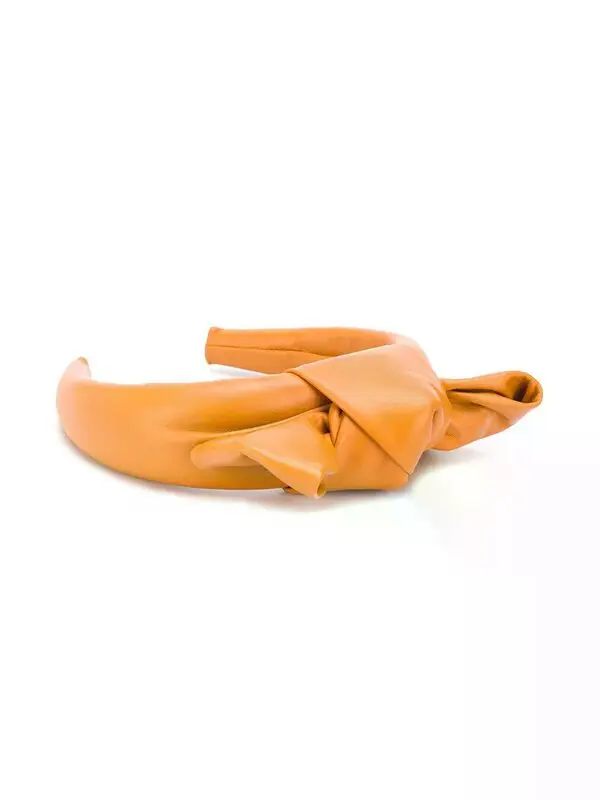 Red Valentino Bow-detail Leather Headband
