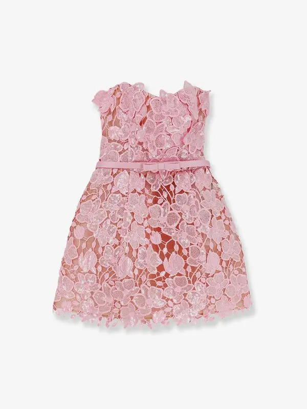 Retrofete Novalie Mini Dress With Satin Belt - Pink