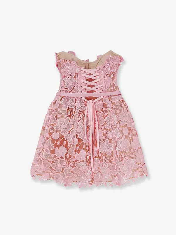 Retrofete Novalie Mini Dress With Satin Belt - Pink