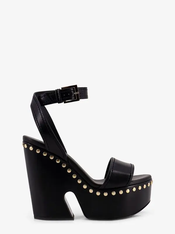 Givenchy Leather Sandals With Studs - Black
