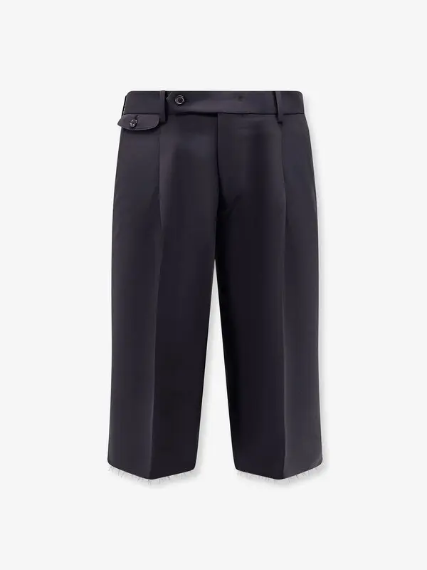 TONYWACK Wool Blend Bermuda Shorts