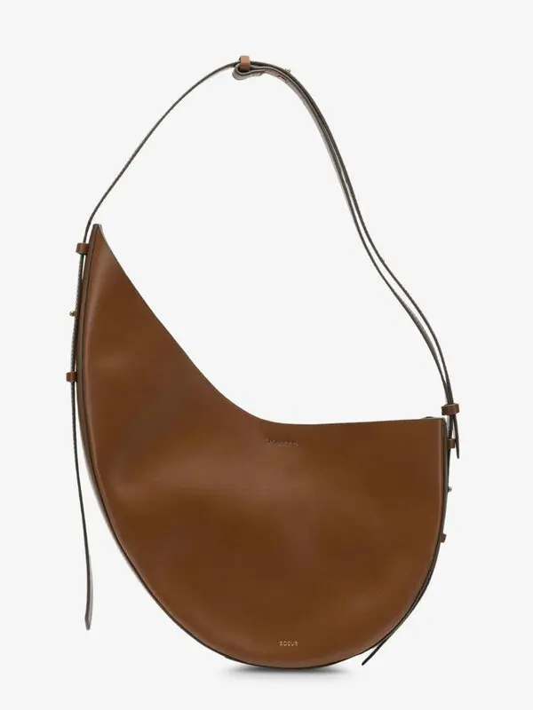 Soeur Winona Leather Shoulder Bag - Brown