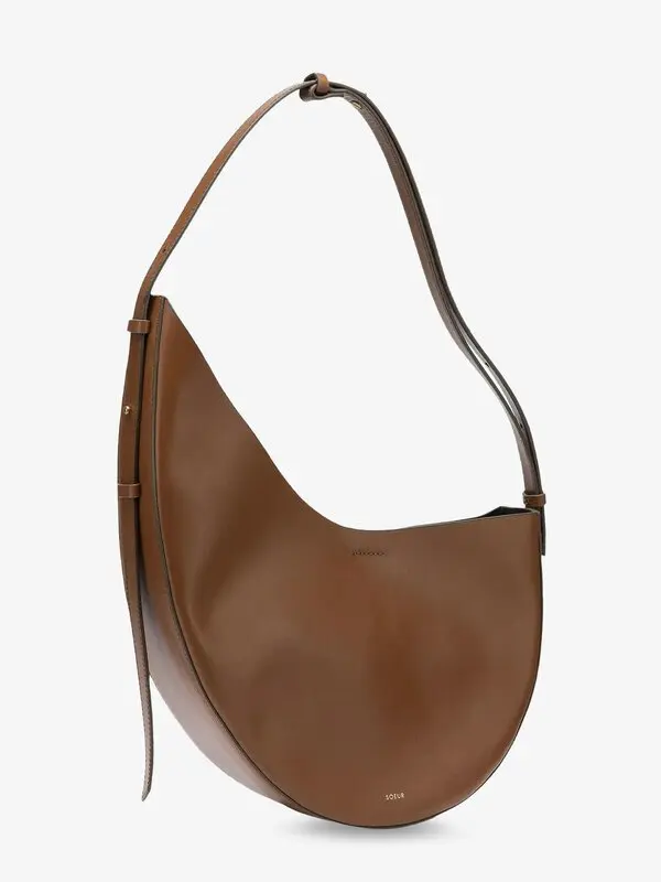 Soeur Winona Leather Shoulder Bag - Brown