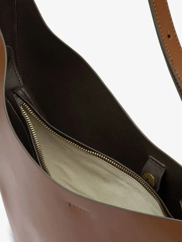 Soeur Winona Leather Shoulder Bag - Brown